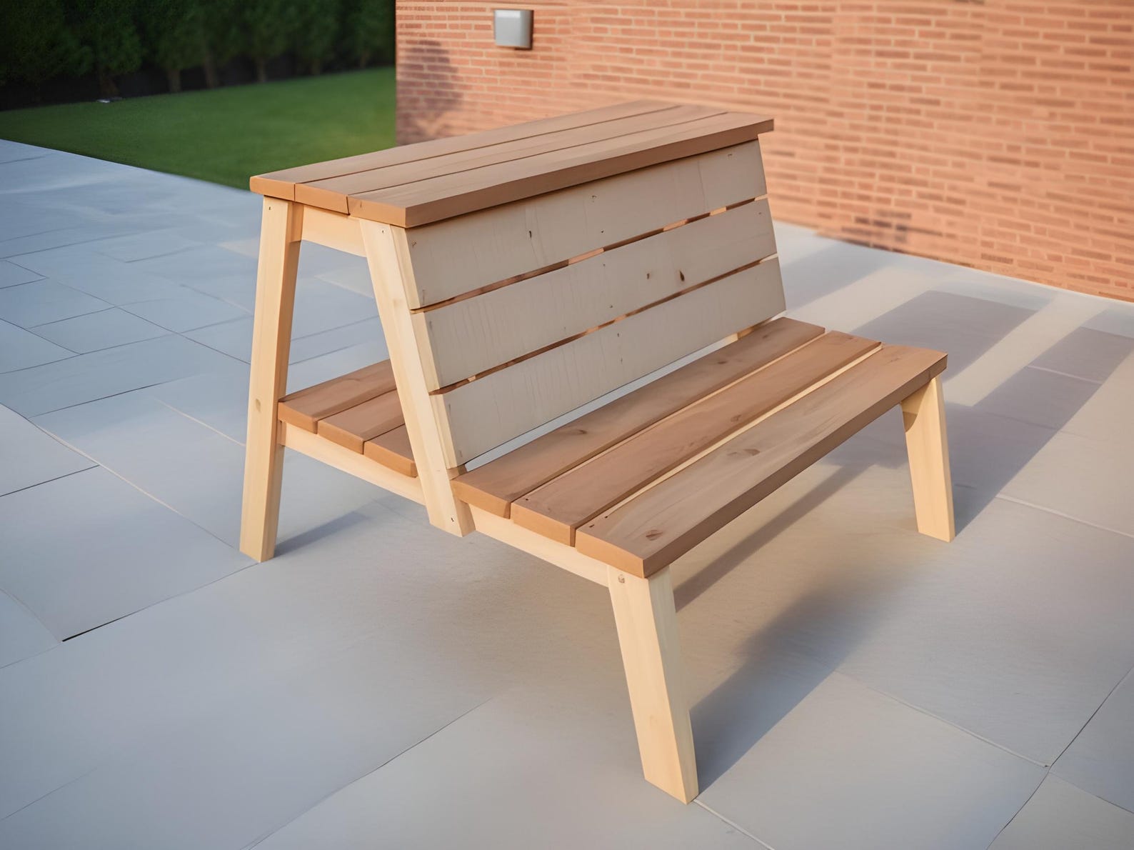 DIY Party Bench Plans | Woodworking Plans | Patio Bench Plans| DIY ...