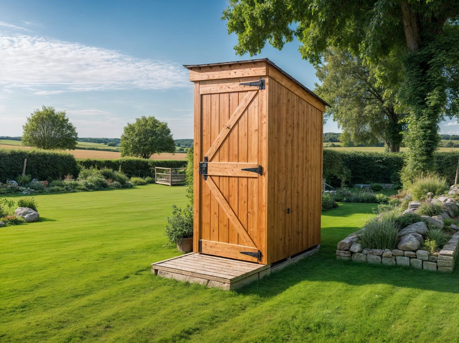 Modern Outhouse Plan- Composting Toilet- Shed Plans- Outdoor Toilet ...