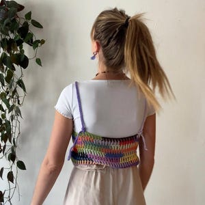 RAINBOW Tank Top Crochet Pattern - Etsy