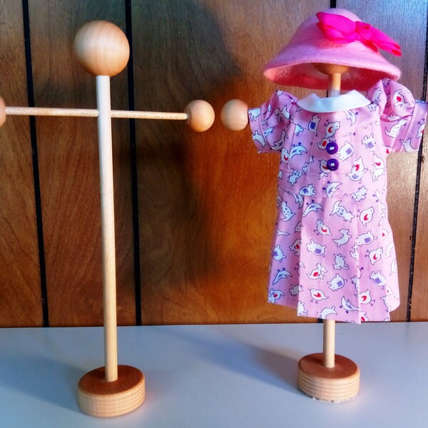 Wood Doll Stands - Etsy