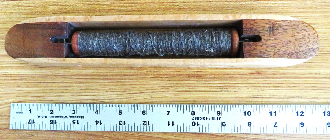 Vintage Exotic Hardwoods Weaving Boat Shuttle 13 X 2 X 1 1/4 Walnut ...