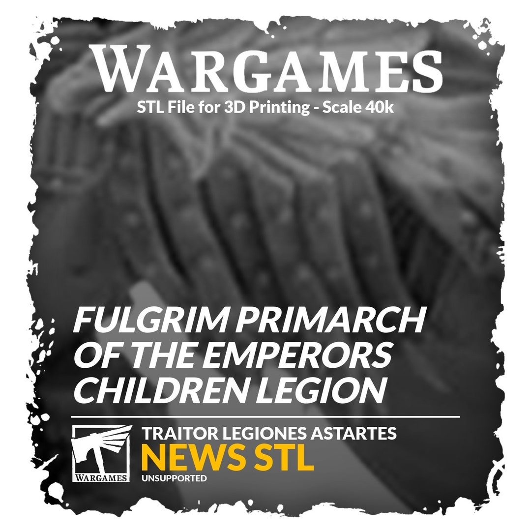STL Primarch Fulgur 3D Printable STL Files in 40k Scale - Etsy