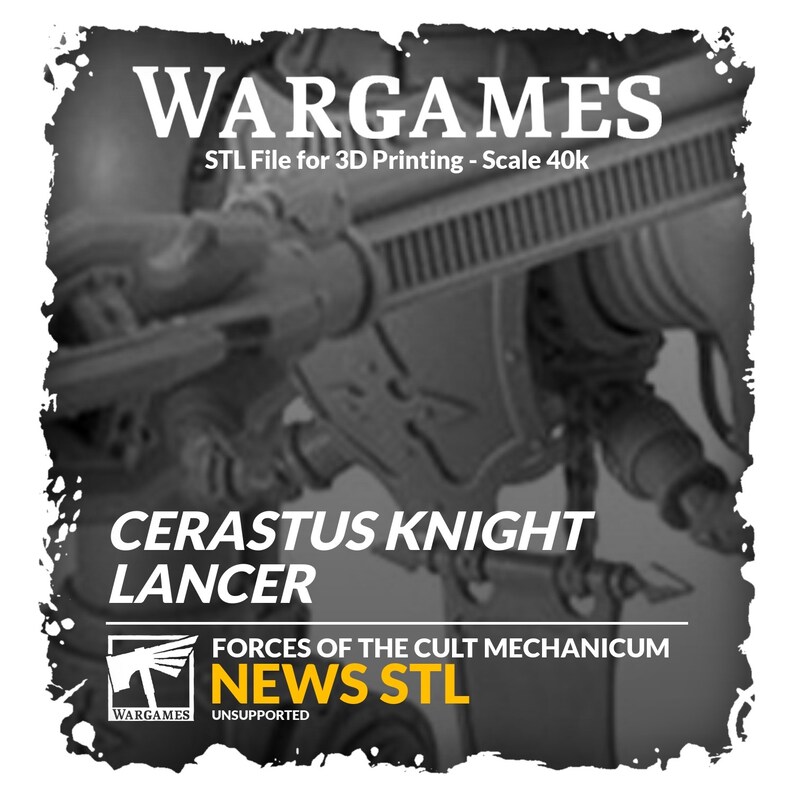 STL Corvus Titan Lancer 3D Printable STL Files in 40k Scale - Etsy