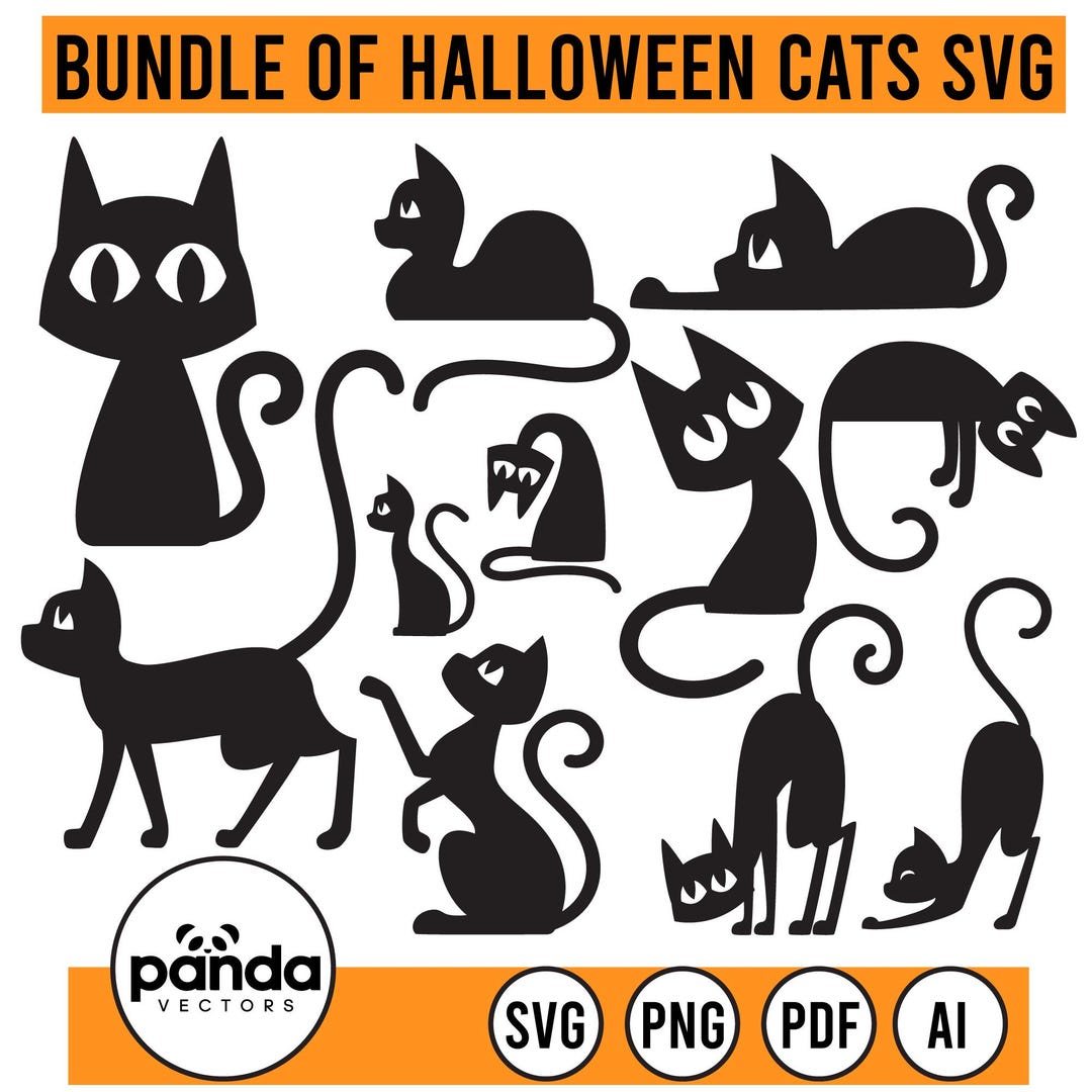 Halloween SVG, Halloween Cat Svg, Halloween Shirt SVG, Retro Halloween ...
