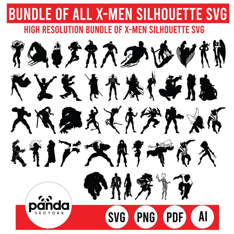 Bundle of X-men Svg, Bundle of X-men Design Svg, Movie Svg, Bundle of X ...