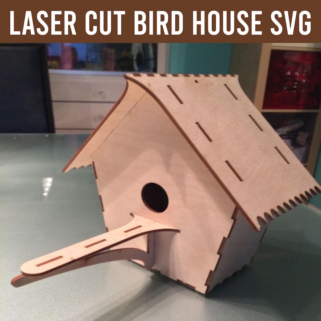 Birdhouse Laser Cut Svg Dfx,birdhouse Laser Cut Pattern Svg Dfx, Laser ...