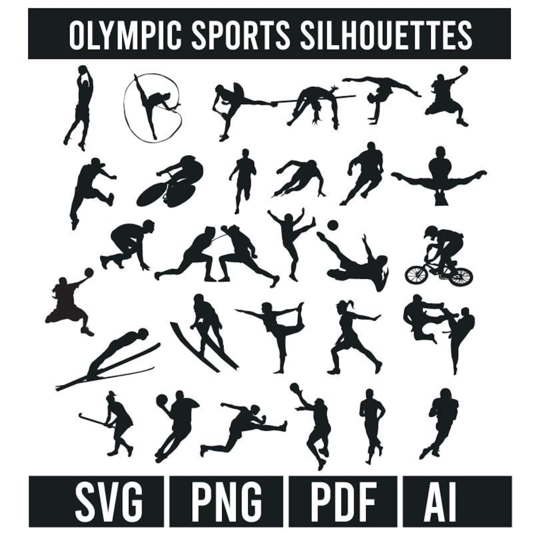 Olympic Sports Bundle SVG, Olympic Sports SVG , Olympic Sports Cut ...