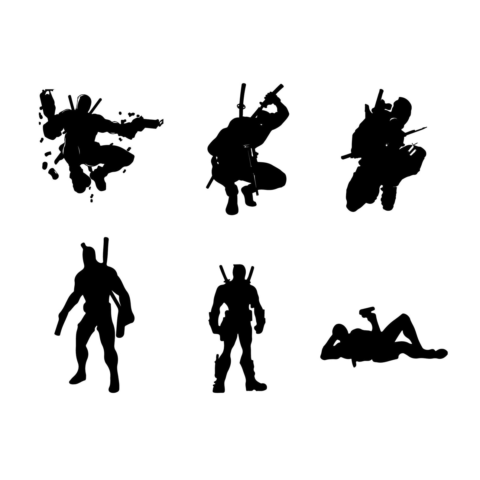 Deadpool Svg File, Bundle of Deadpool Design Svg, Deadpool Logo Svg ...