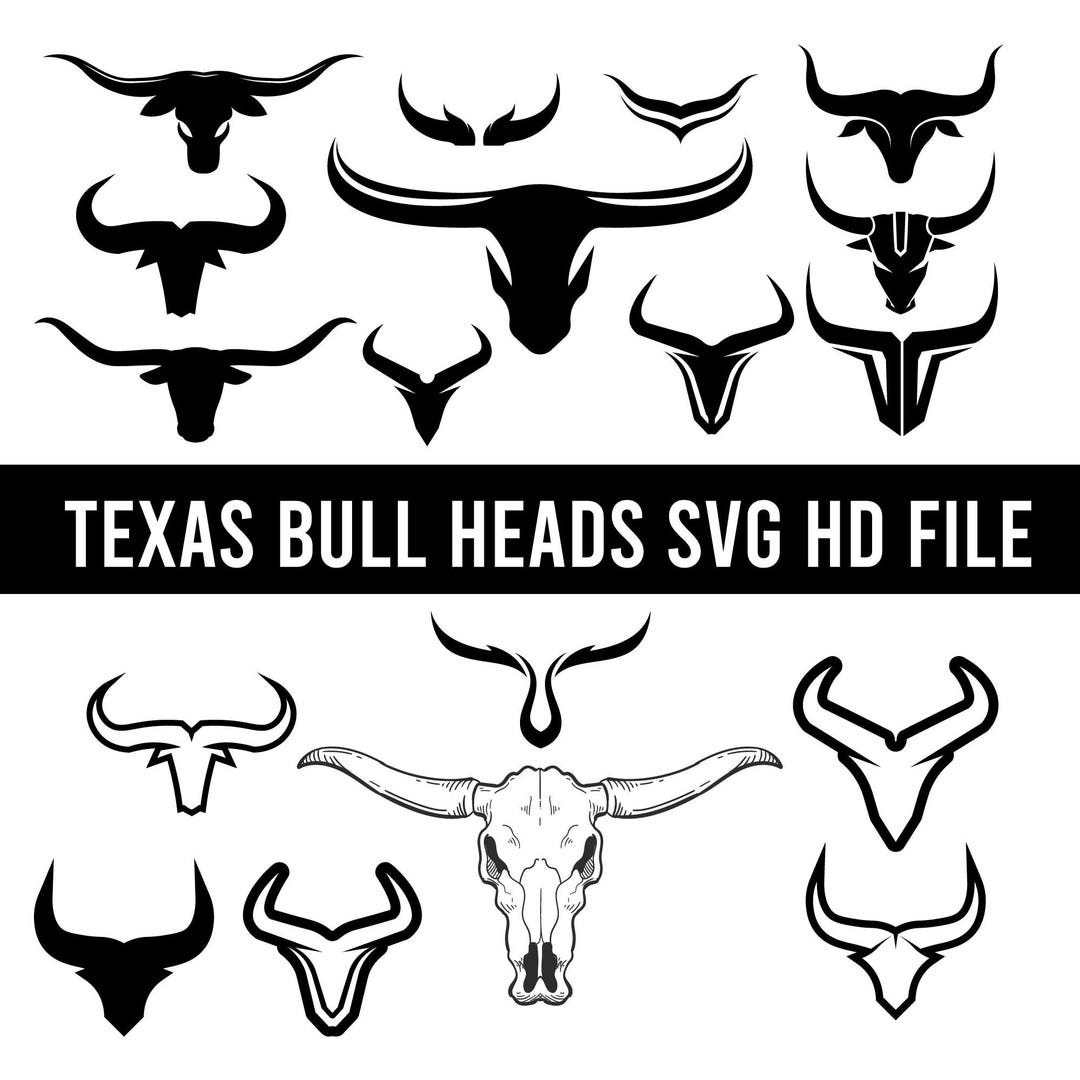 Bull Svg Bundle Bull Png Bundle Bull Clipart Bull Svg Cut Files For Cricut Bull Silhouette