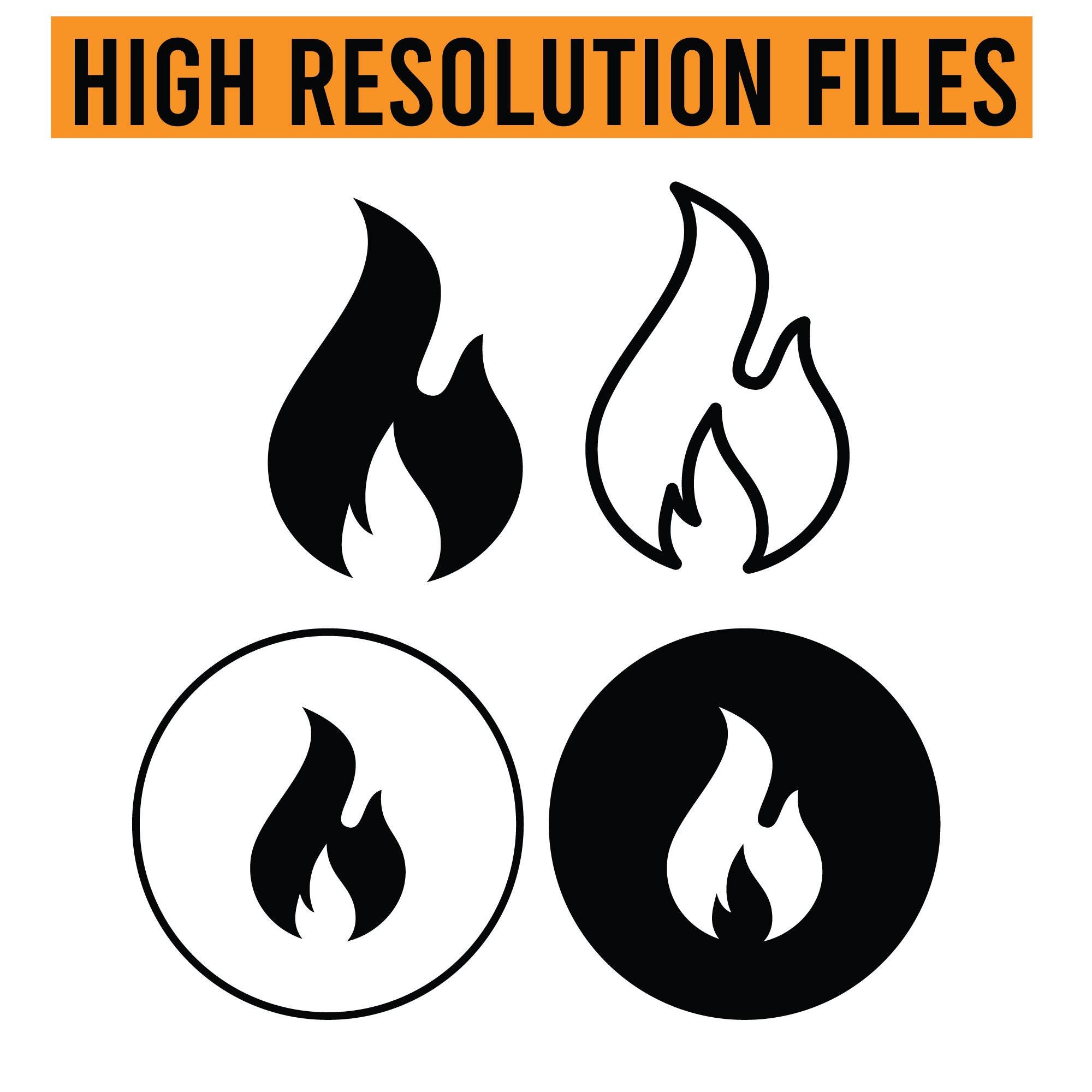 Fire SVG, Flame Svg, Fire Svg Bundle, Fire Clipart, Fire Svg Files ...