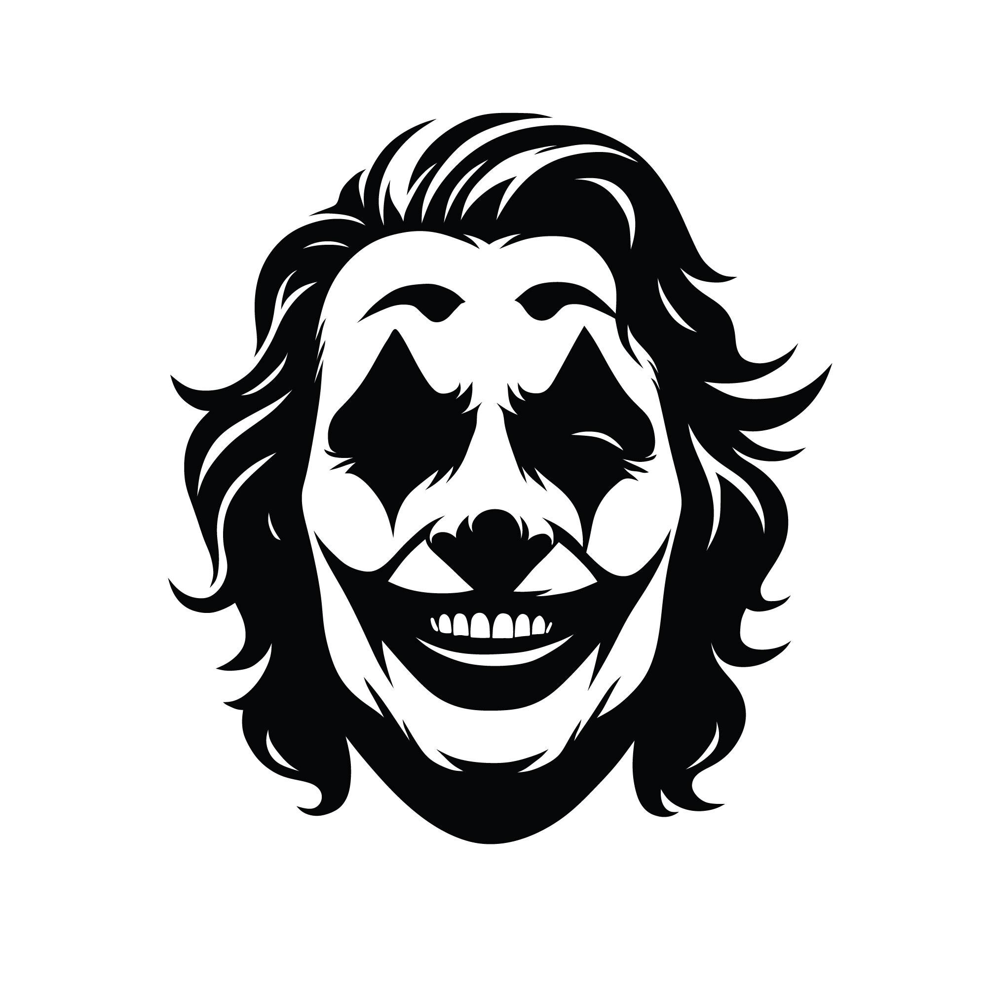 Joker Svg Png Pdf, Joker Face Design Svg Png Pdf, Bundle of Joker T ...