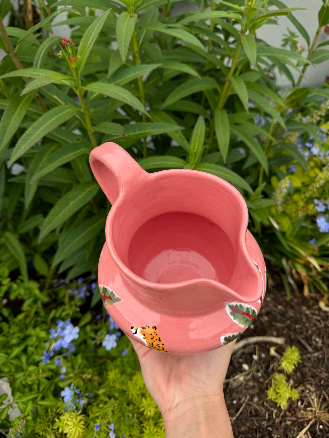 Cheetah Pitcher - Etsy