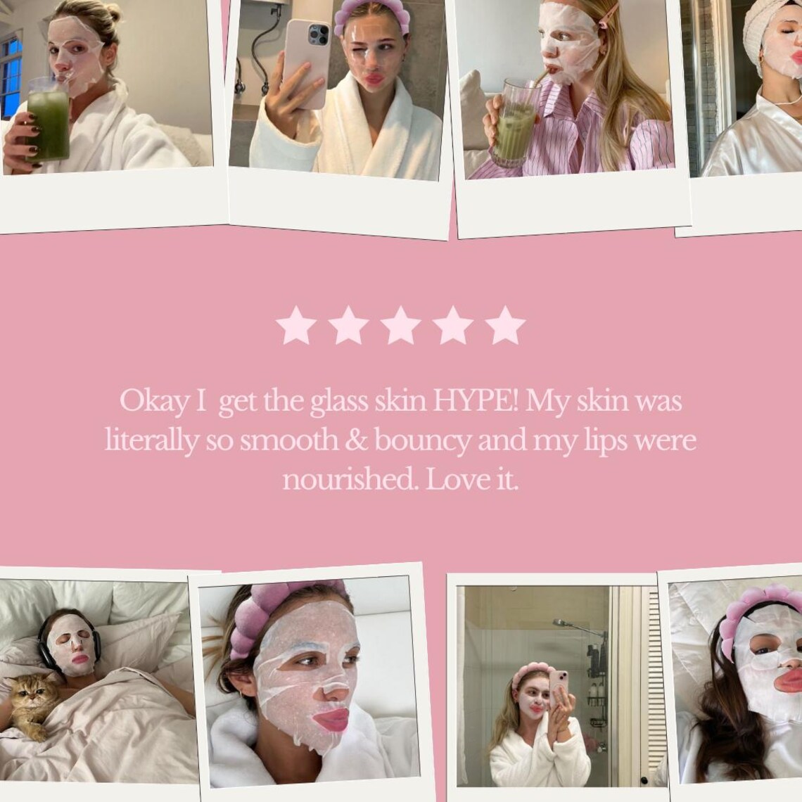 Sleep Ugly: Collagen Face Mask for Radiant, Plump Skin and Lip Mask for ...