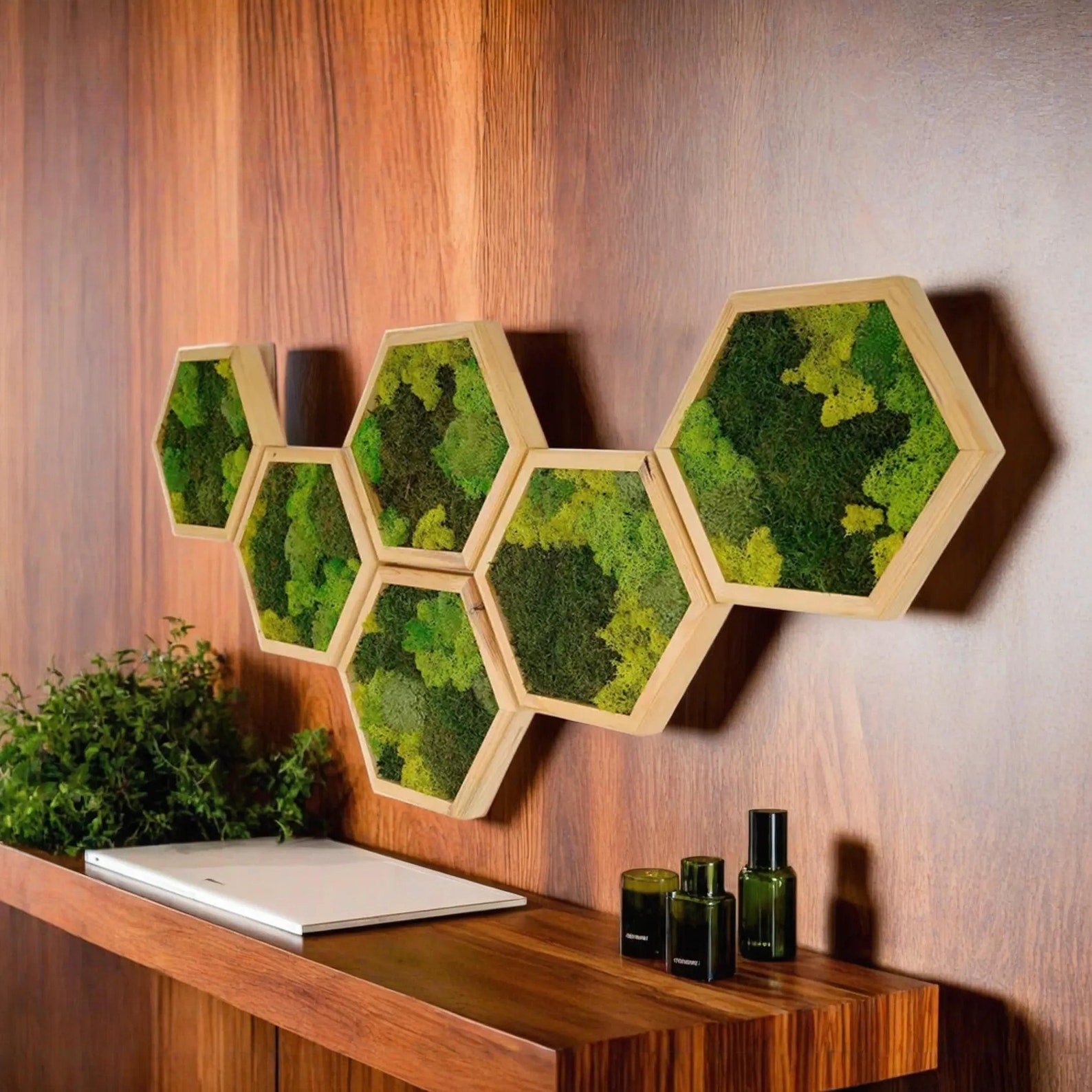 Moss Wall Art, Live Moss Wall Art, Moss Wall Art, Wall Art, Moss ...