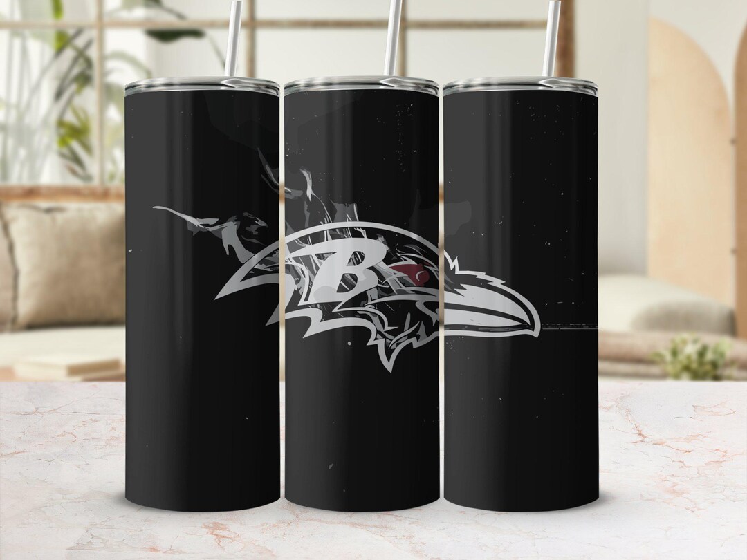 Raven 20 Oz Skinny Tumbler Wrap PNG, Sport 20 OZ Tumbler, Mascot ...