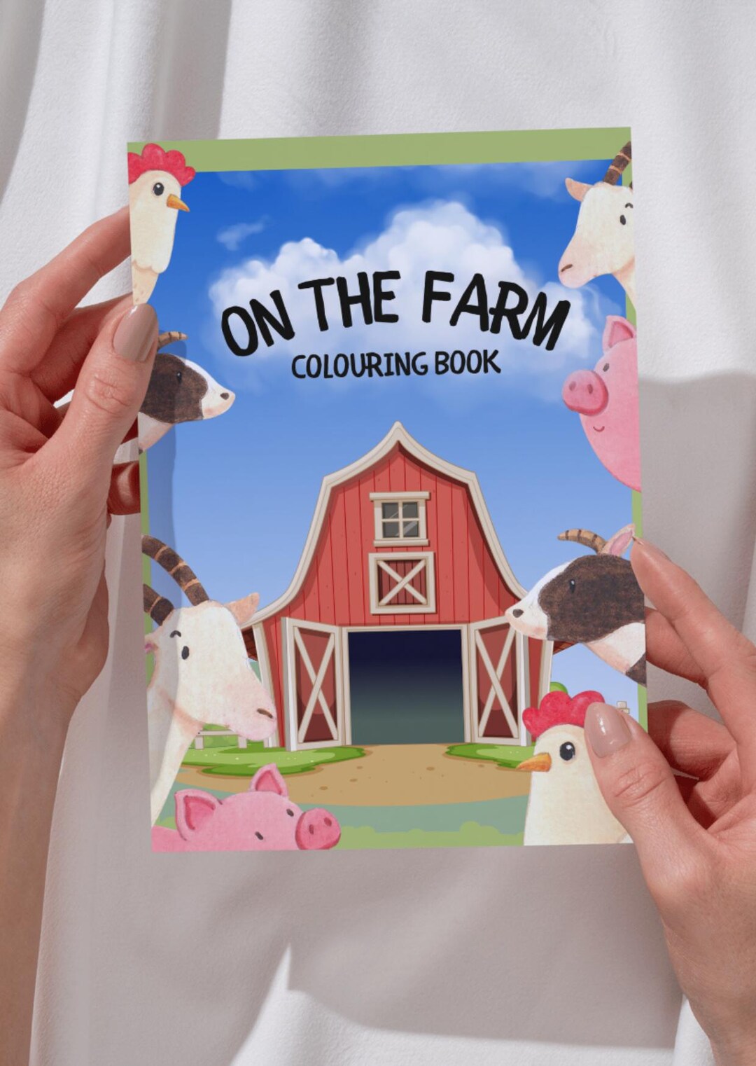 Colouring Book | Farm Animals Colouring Book | My First Colouring Book ...