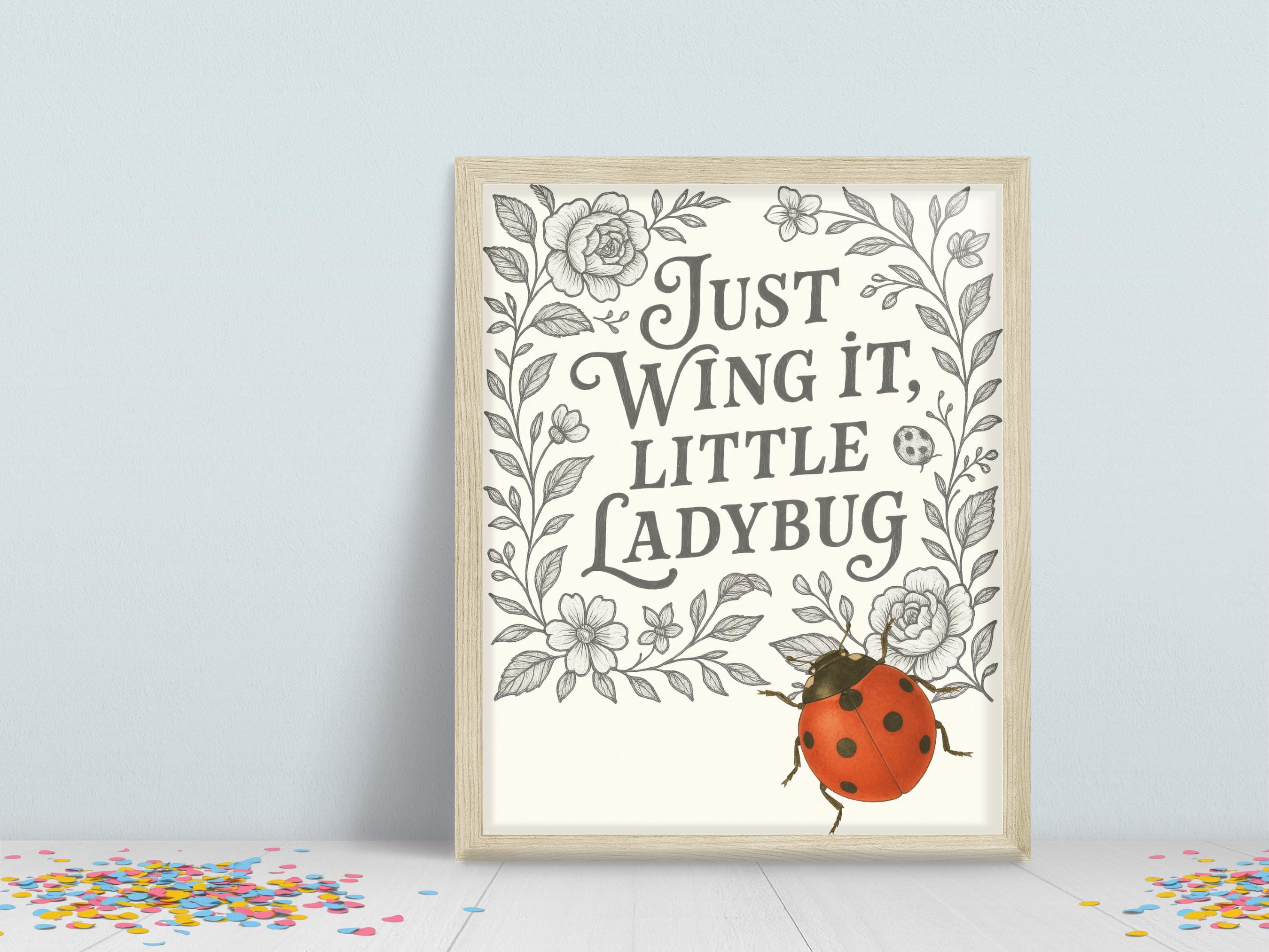 Bug Birthday Printable Wall Art Set, 8x10 Insect Theme Decor Signs for ...