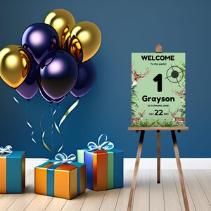 The Big One Welcome Sign First Birthday Party- Printable at Home ...