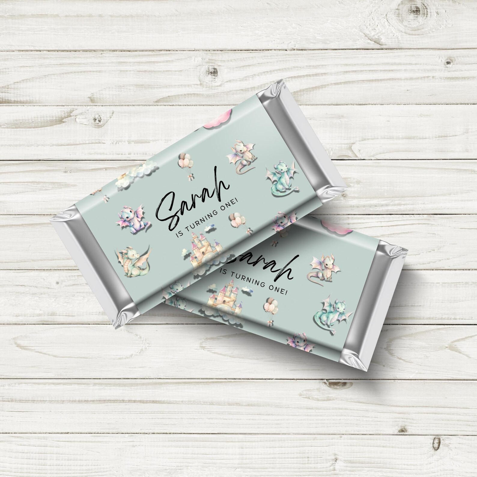 Dragon Girl Candy Bar Wrapper- Customizable Template,editable in Canva ...