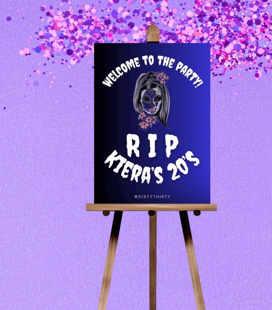 Editable RIP 20s Birthday Welcome Sign | 24x36 Printable Digital ...