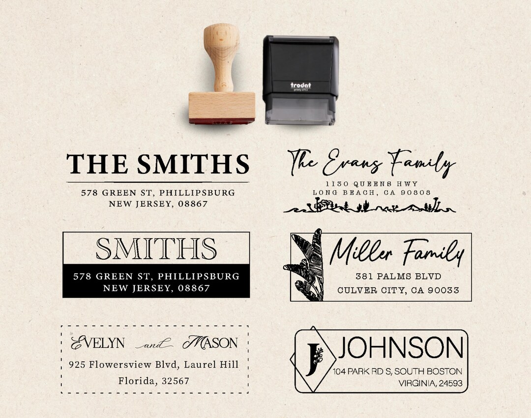 Custom Wood Stamps, Custom Rubber Stamps, Custom Ink Stamps, Self ...