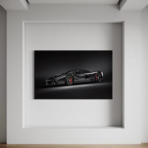 Ferrari Laferrari Art Print, Wall Decor, Wall Art, Automotive Art, Car ...