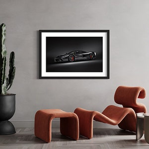 Ferrari Laferrari Art Print, Wall Decor, Wall Art, Automotive Art, Car ...
