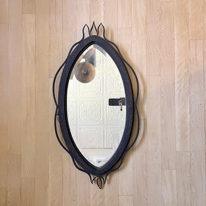 Wrought Iron Mirror - Etsy