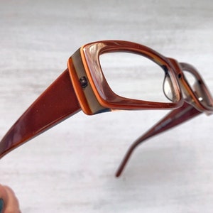 Vintage Eyeglasses Beatnik Rectangular Acetate 56-18-125 Dead Stock ...