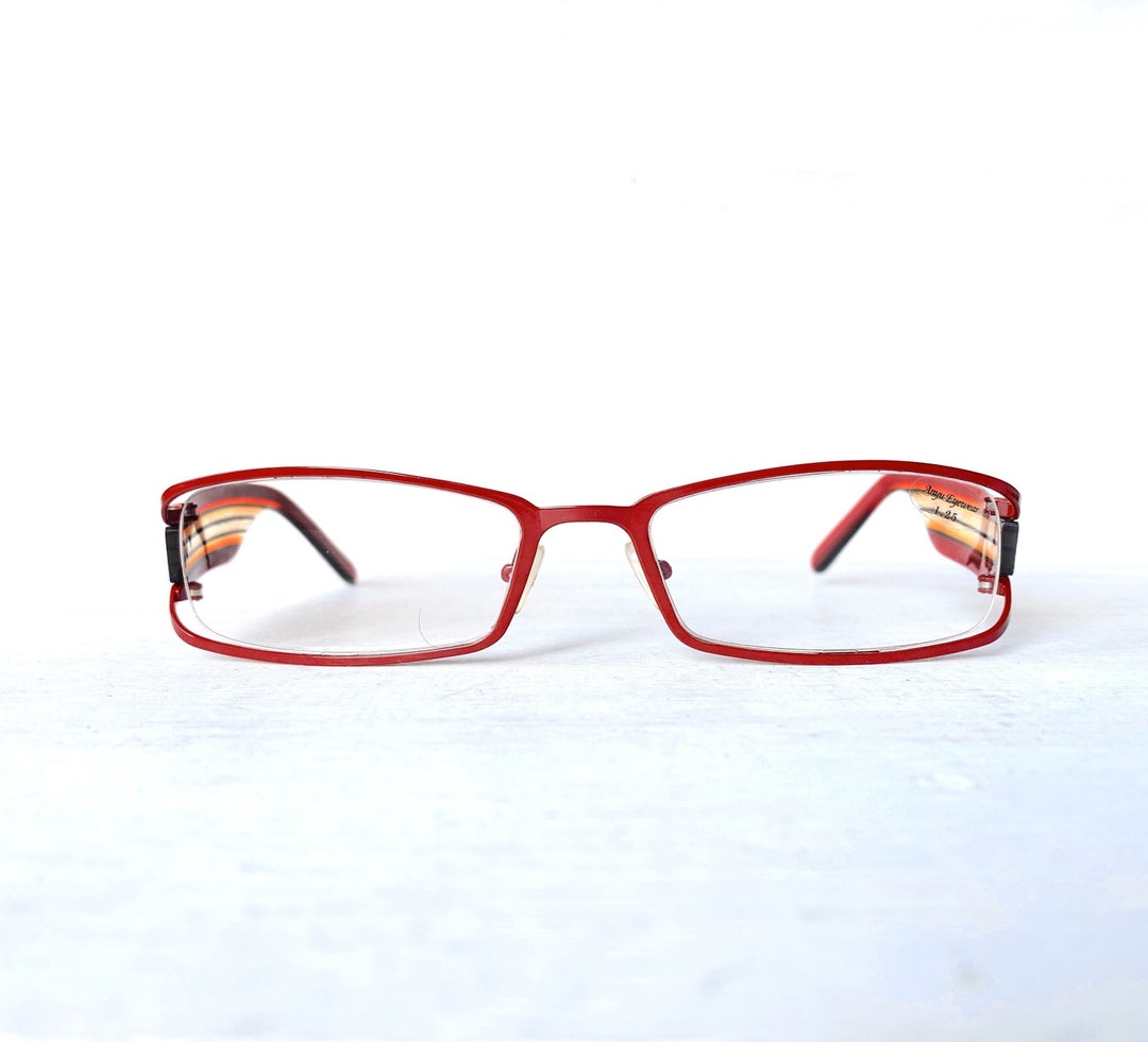 Vintage Dead Stock Reading Glasses Metal/acetate Wide Fit Rectangular 1.25 1.50 2.00 2.50 3.00 ...