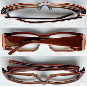Vintage Eyeglasses Beatnik Rectangular Acetate 56-18-125 Dead Stock ...