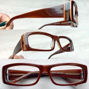 Vintage Eyeglasses Beatnik Rectangular Acetate 56-18-125 Dead Stock ...