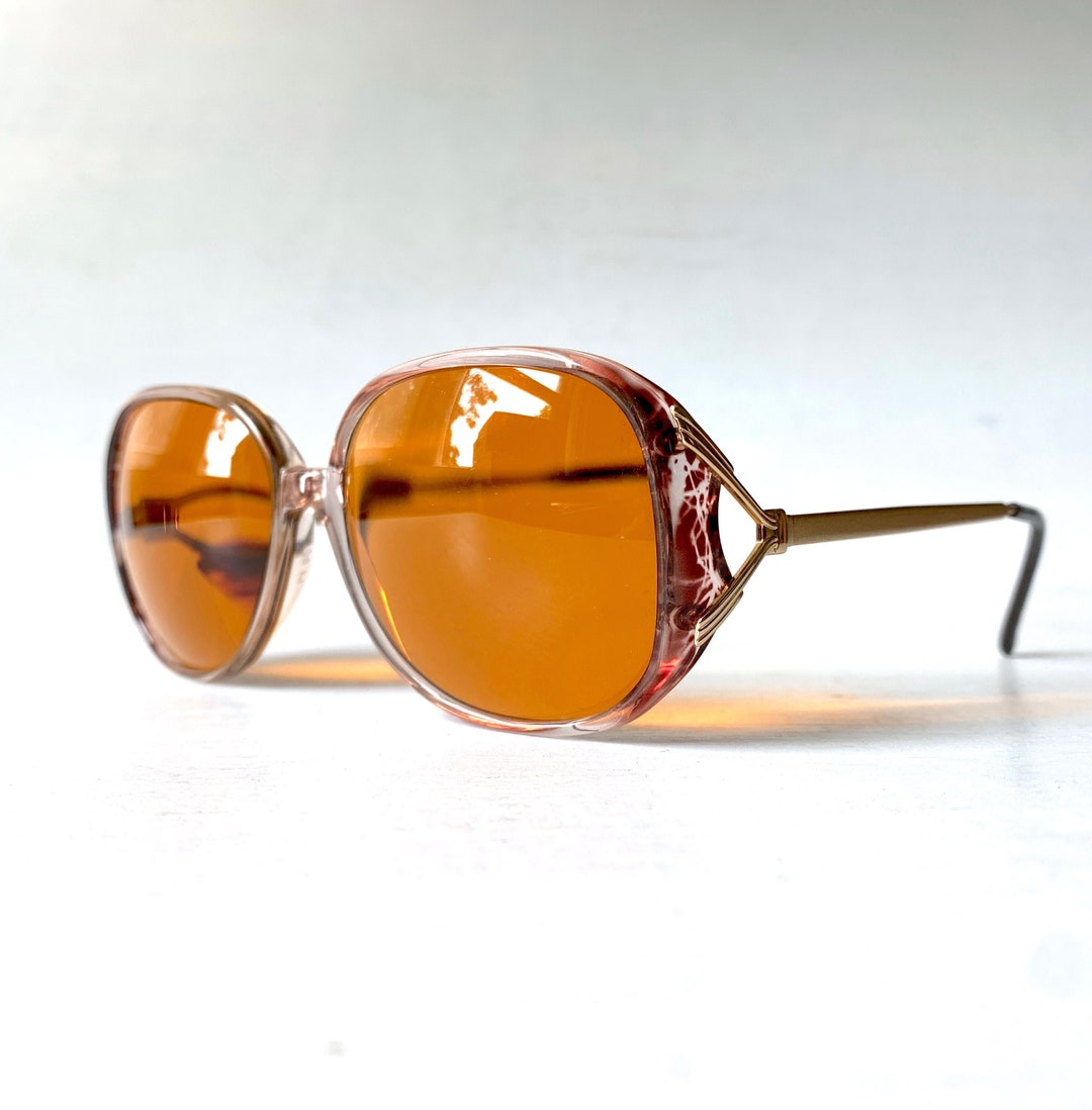 Super Strong Magnifying BIG EYE Far Sighted RX Amber Orange - Etsy