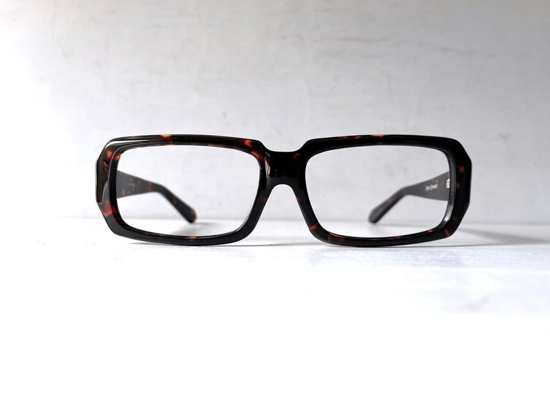 Vintage Deadstock Wide Fit 90s Beatnik Acetate Eyeglass Frames Unisex ...