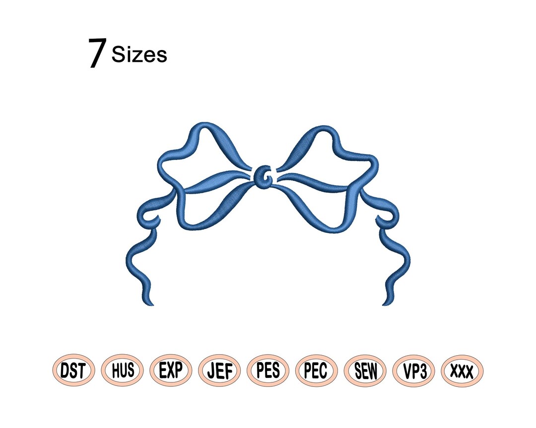 Bow Monogram Frame Embroidery Design,lovely Bow Frame Embroidery File ...