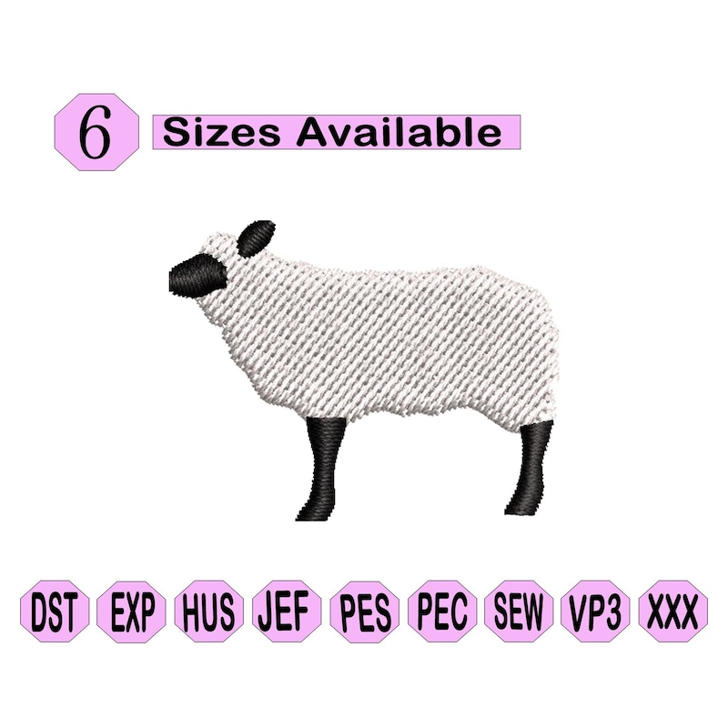 Sheep Embroidery - Etsy