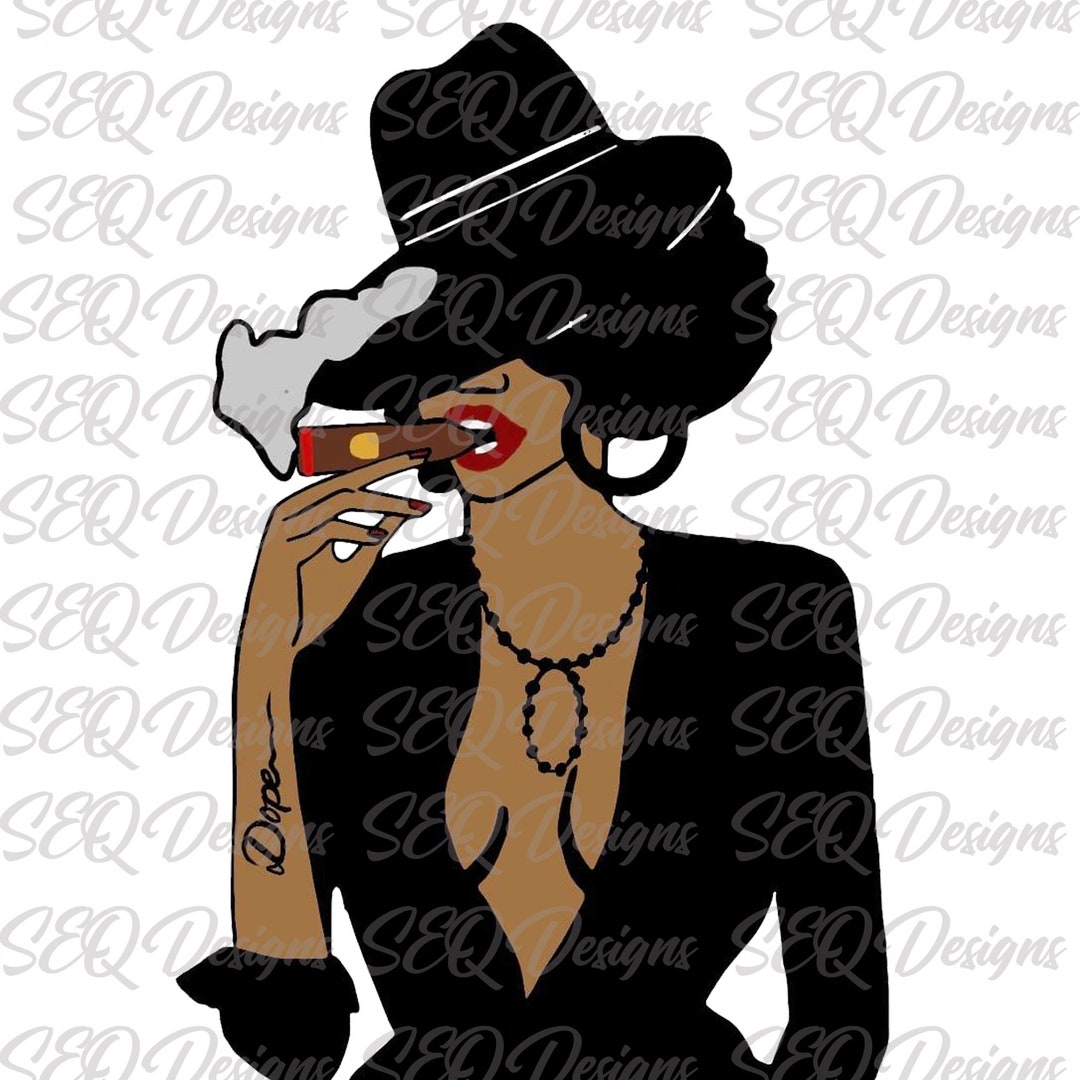 My Cigar Black Women Sublimation Transfer - Etsy
