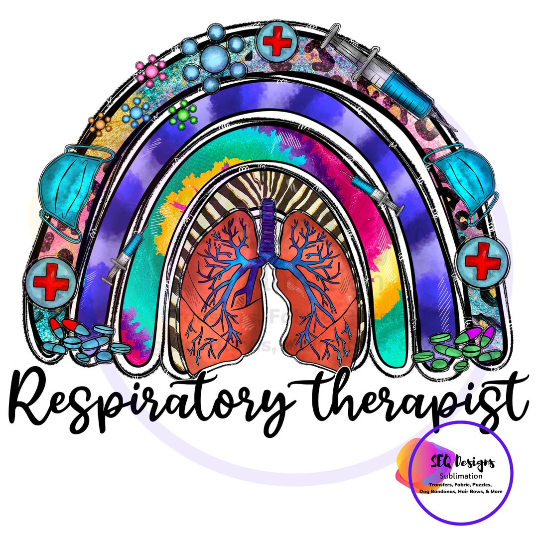Fabric Block Medical Rainbow Respiratory Therapist Fabric - Etsy