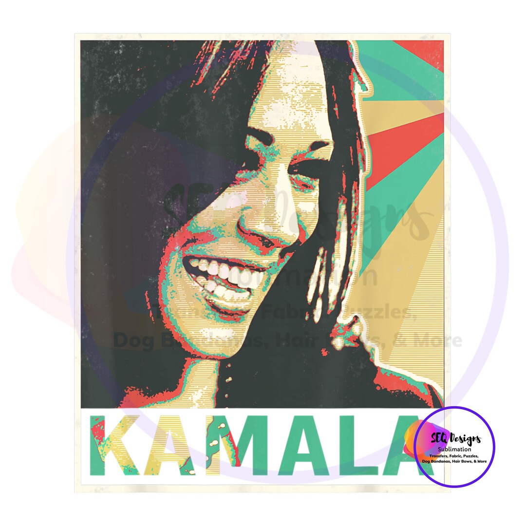 Fabric Block Kamala Retro Style One of A Kind Unique Design Block ...