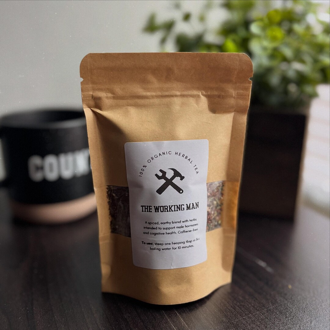 The Working Man - Herbal Tea for Men - Male Hormone Support and ...