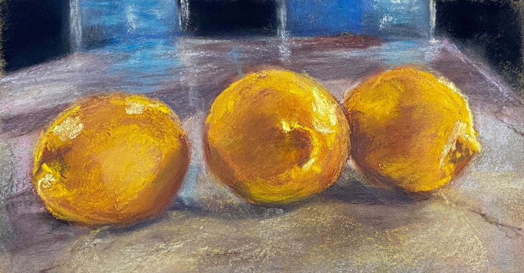 Original Pastel Still Life Painting, "make the Best of It" - Etsy