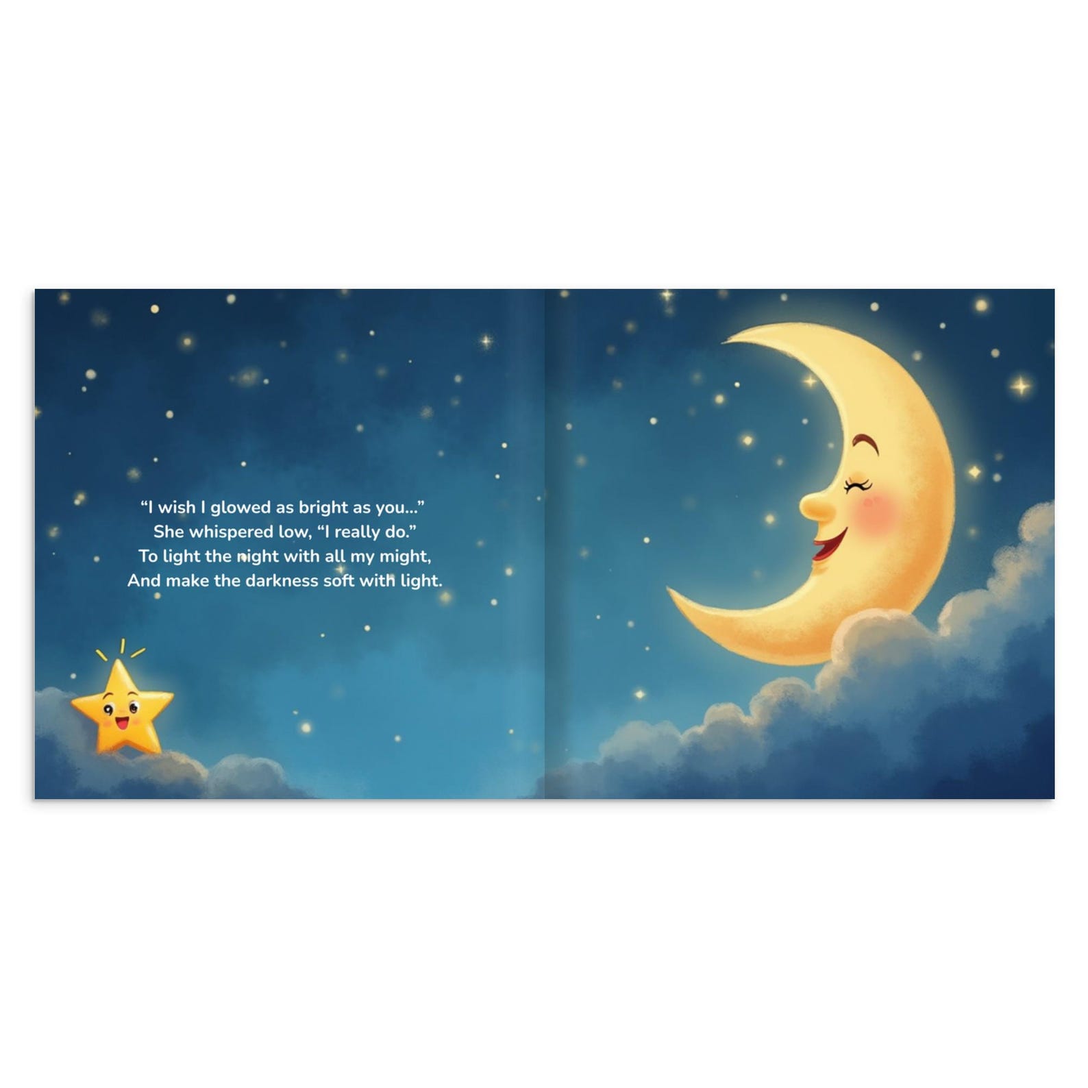 Children's Bedtime Story Book: the Moon and the Little Star - Gentle ...