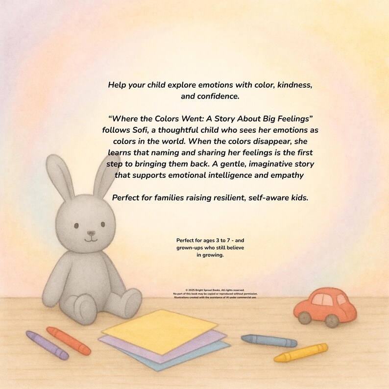 Children's Book About Emotions: Soft Watercolor Picture Book for Ages 3 ...