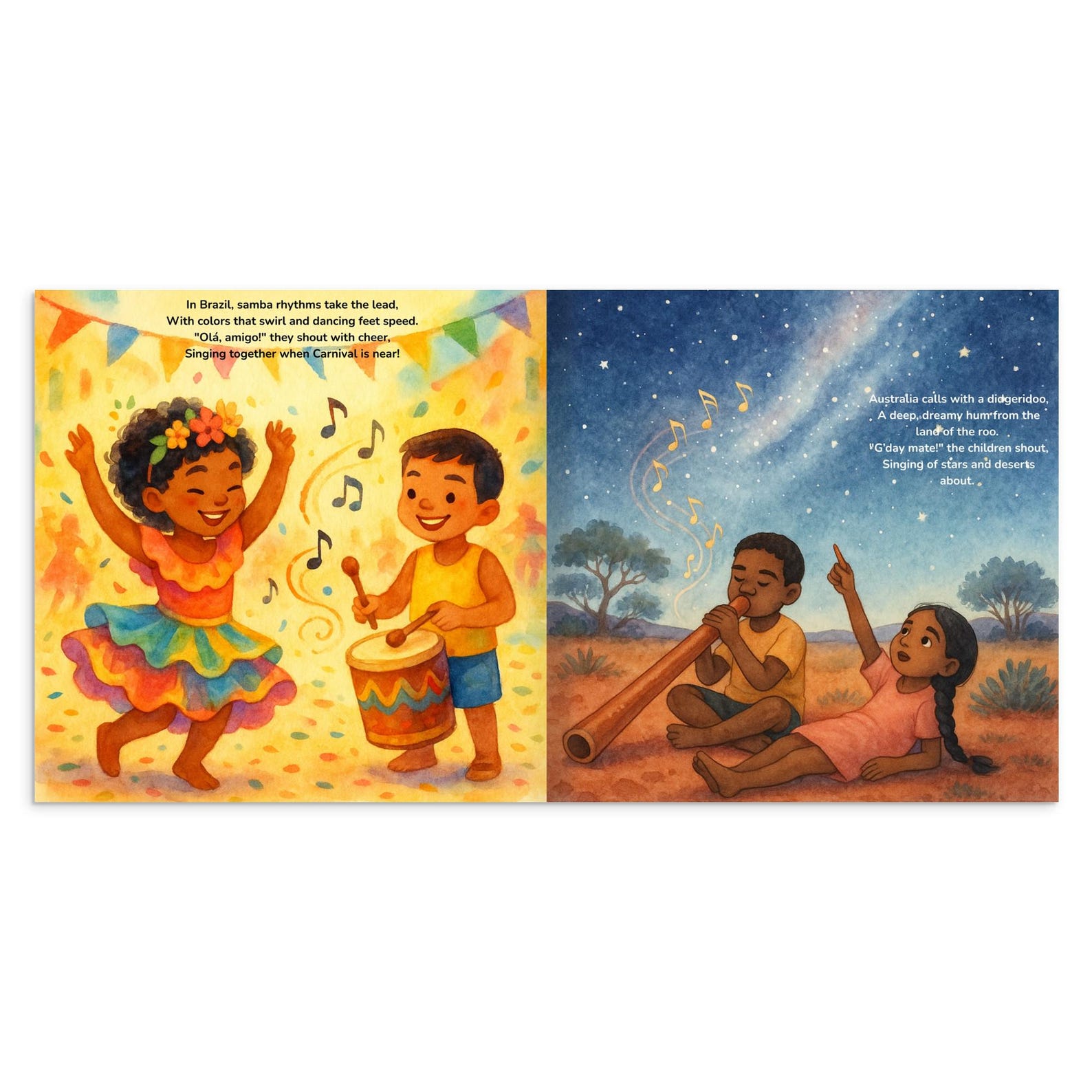 Multicultural Music Book for Kids: Songs Around the World - Etsy