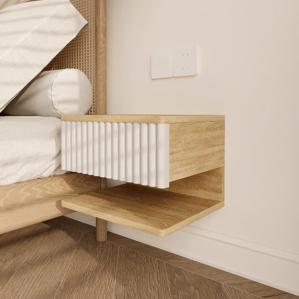 Floating Nightstand With Drawer - Etsy