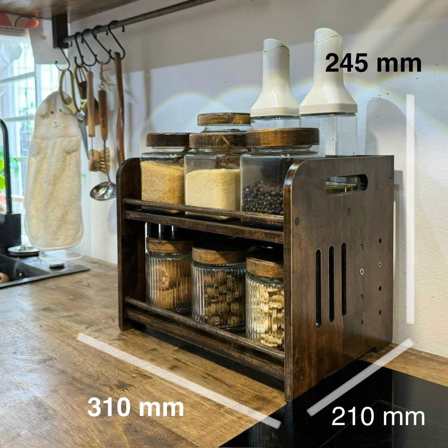 Cozy 2-tier Kitchen Shelf. Countertop Kitchen Organizer. Perfect ...