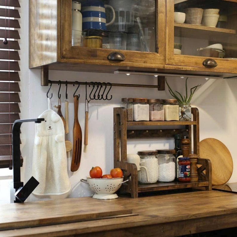 Cozy 2-tier Kitchen Shelf. Countertop Kitchen Organizer. Perfect ...