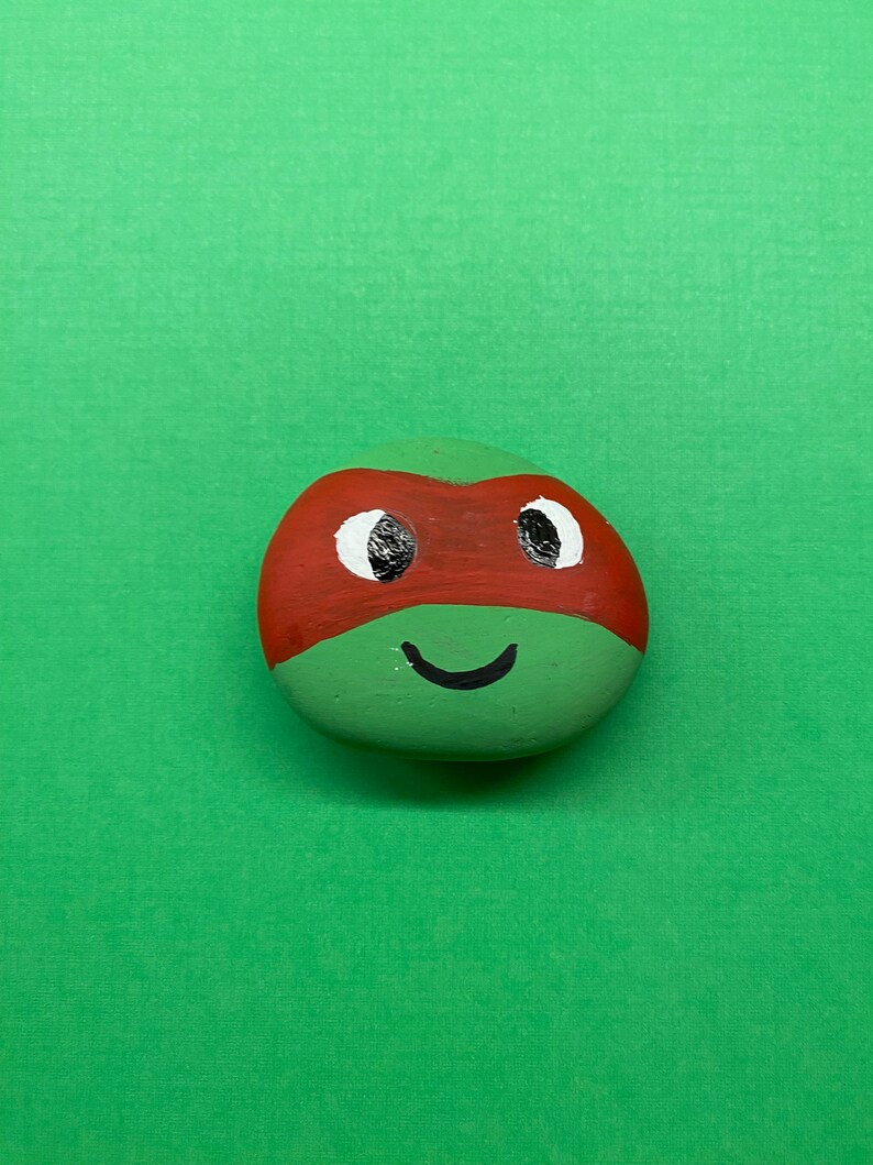 Ninja Turtle Painted Rocks - Etsy