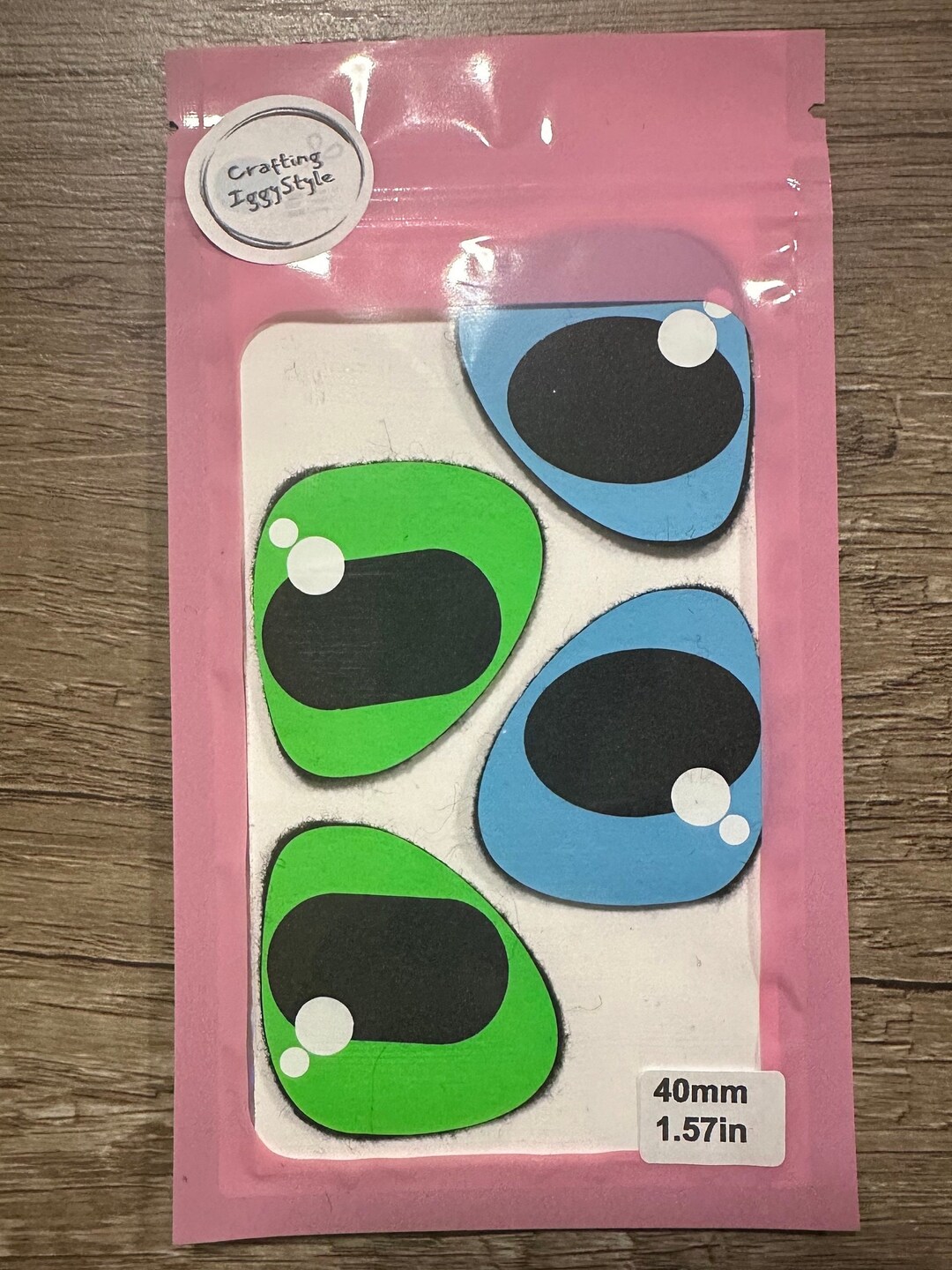 40mm (1.57in) Night Fury & Light Fury Style Felt Eyes for Amigurumi ...