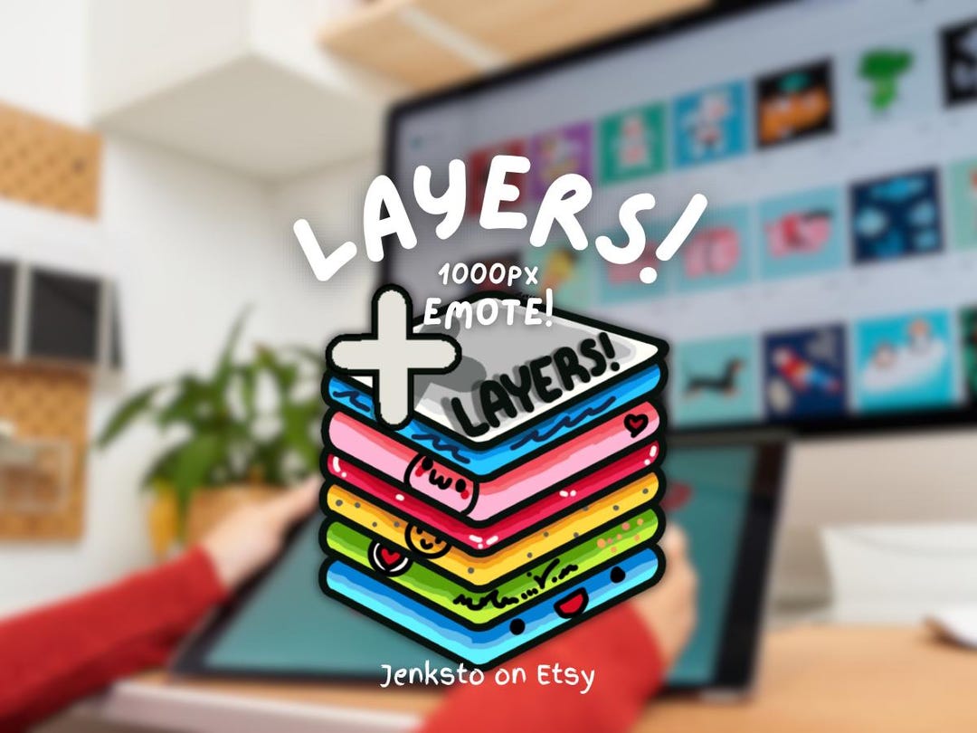 Digital Artist Emotes Layers Emoji Twitch Discord Emote Made by Jenksto ...